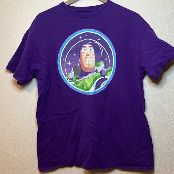 Disney | Shirts | Purple Buzz Lightyear Toy Story Tshirt | Poshmark